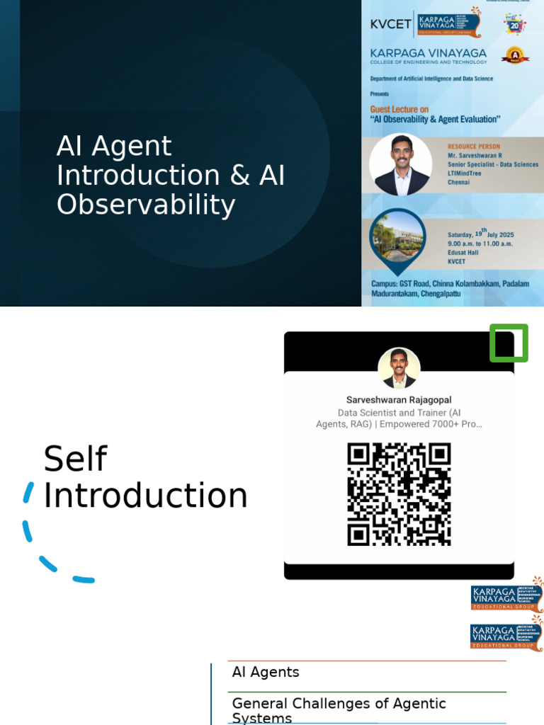AI Agent Observability Frameworks Overview | PDF | Computing | Software ...