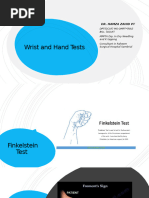 Bouvier's Maneuver for Claw Hand Evaluation | PDF | Finger | Hand