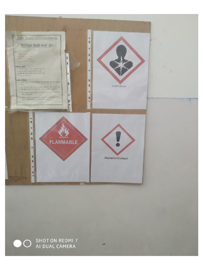 Chemical Indication Sign | PDF