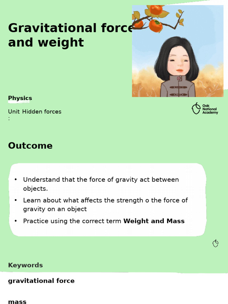 Gravitational Force and Weight Explained | PDF | Weight | Force