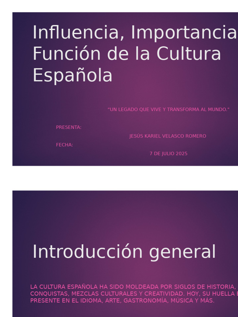 Impacto de la Cultura Española Globalmente | PDF | Taco | España