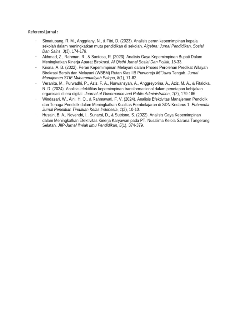 Referensi Jurnal | PDF