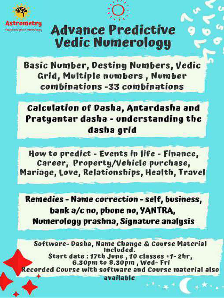 Vedic Numerology Basic | PDF