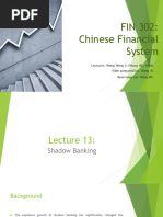 Shadow Banking Dynamics in China | PDF | Shadow Banking System | Credit ...