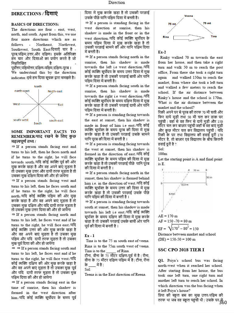 PINNACLE REASONING Directions | PDF