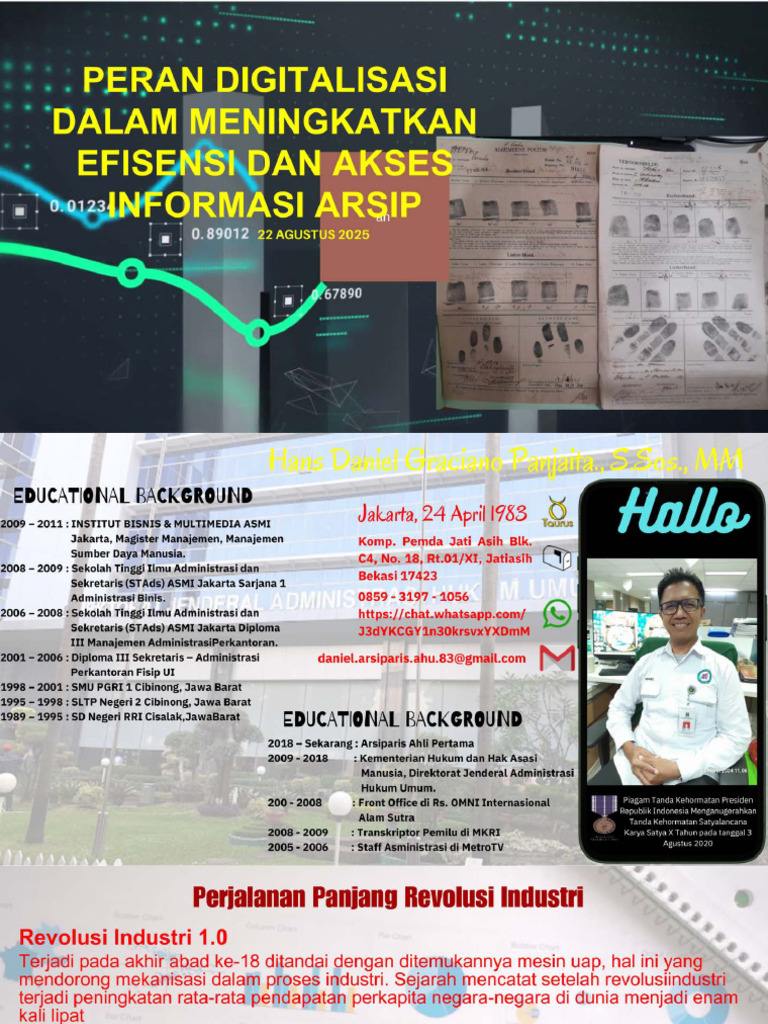 Materi Peran Digitalisasi Dalam Meningkatkan Efisensi Dan-Compressed | PDF