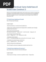 Materi Construct 3 | PDF