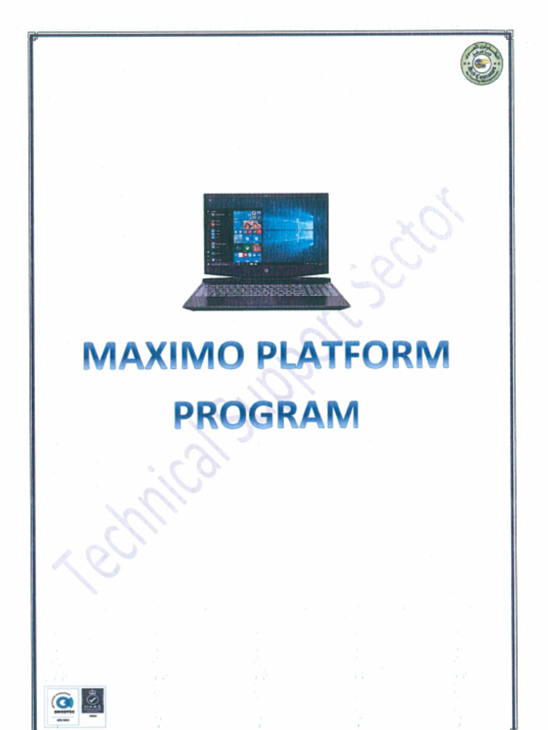 6 MAXIMO Platform Program | PDF