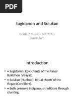 Lesson 1 - Sugidanon Sulukan | PDF | Musical Instruments | Musicology