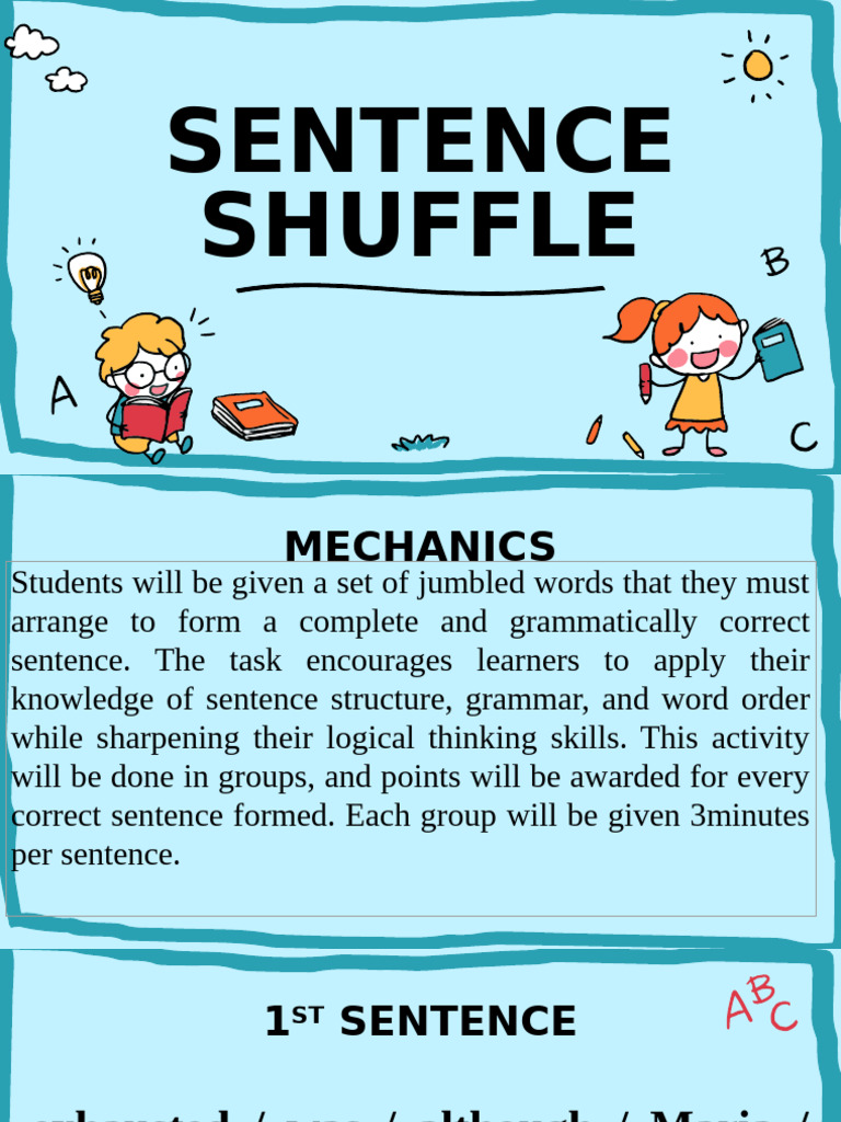 Sentence Shuffle Competition | PDF | Military Operations