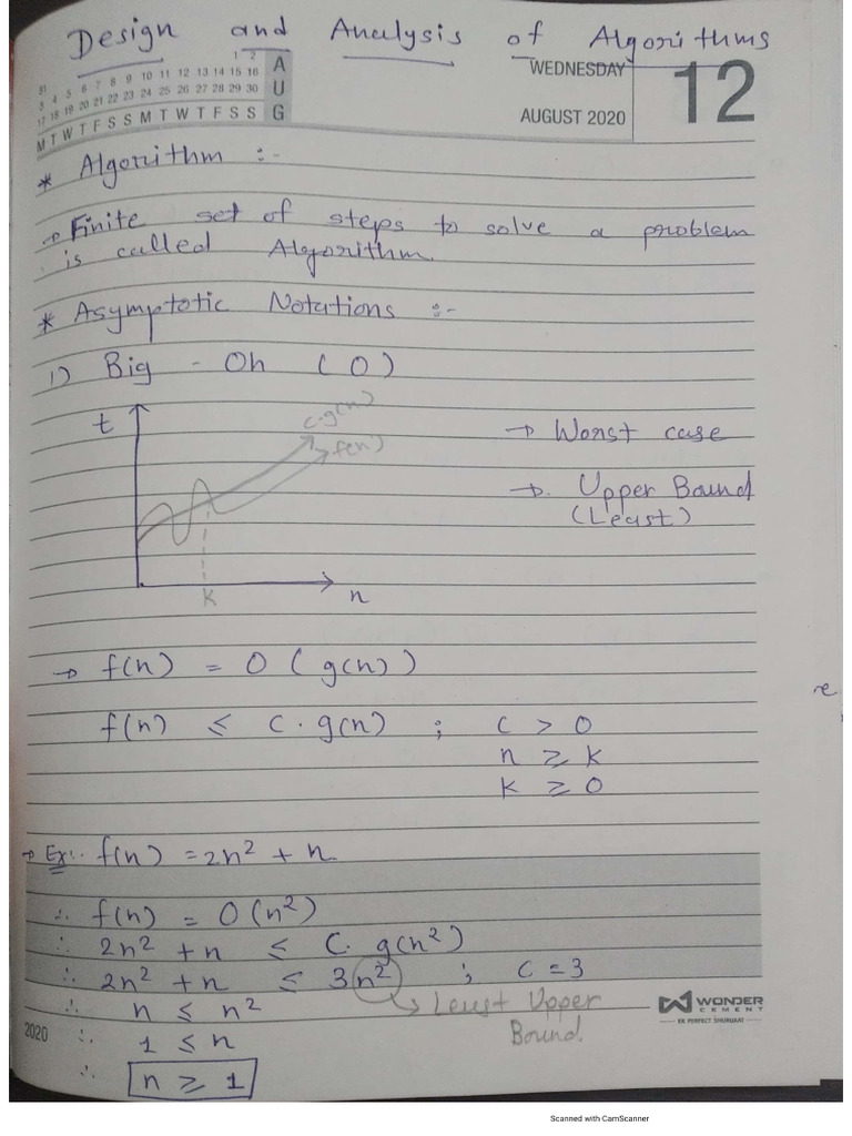 DAA Notes | PDF
