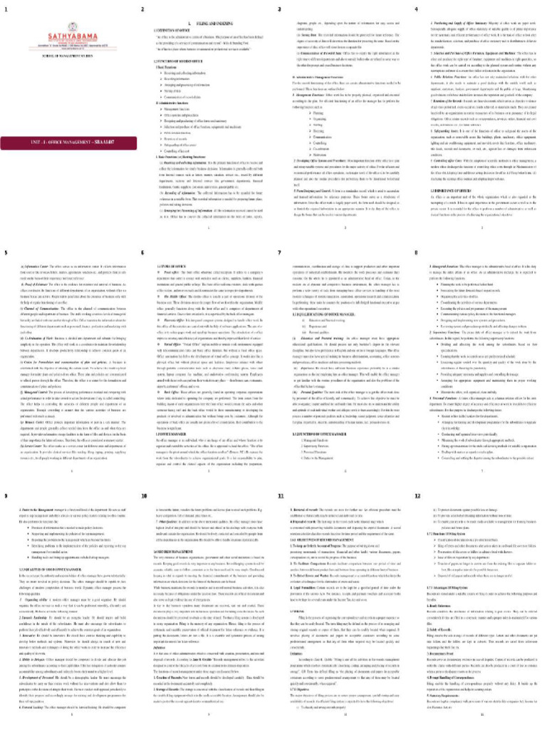Office Admin Thumbnails | PDF