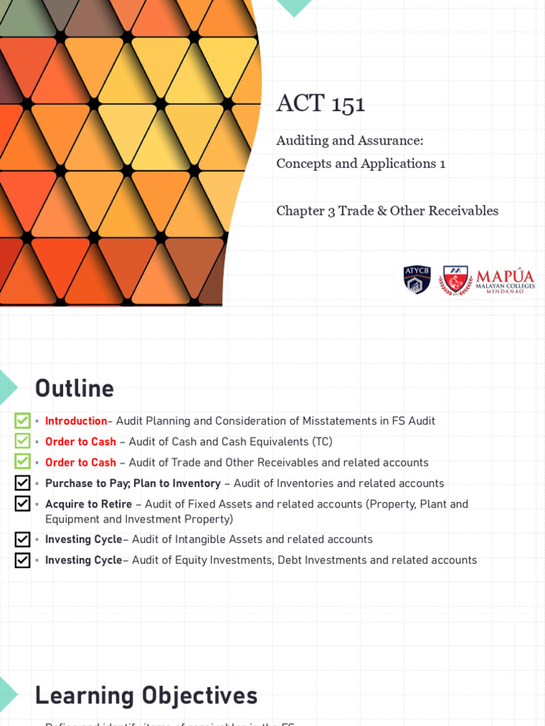 0 CH 3 Act 151 Audprob1 - 2T 23-24 | PDF | Audit | Valuation (Finance)