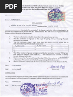 Declaration Under Section 194C 6 For Non Deduction of TDS | PDF