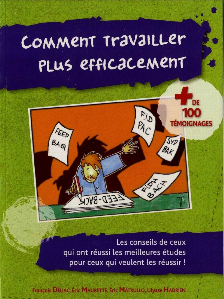 Comment Travailler Plus Efficacement | PDF