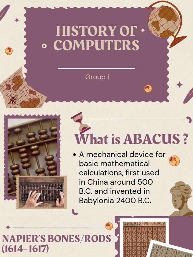 History of Computers: From Abacus to Napier | PDF