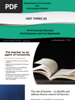 Learning Unit 4 - The Teacher As Curriculum Interpreter, Designer and ...