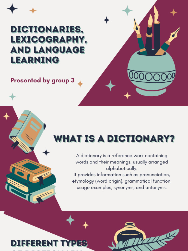 Understanding Dictionaries and Lexicography | PDF | Lexicography ...