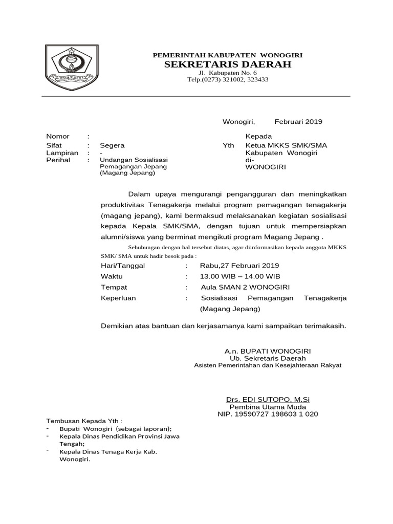 Contoh Undangan | PDF