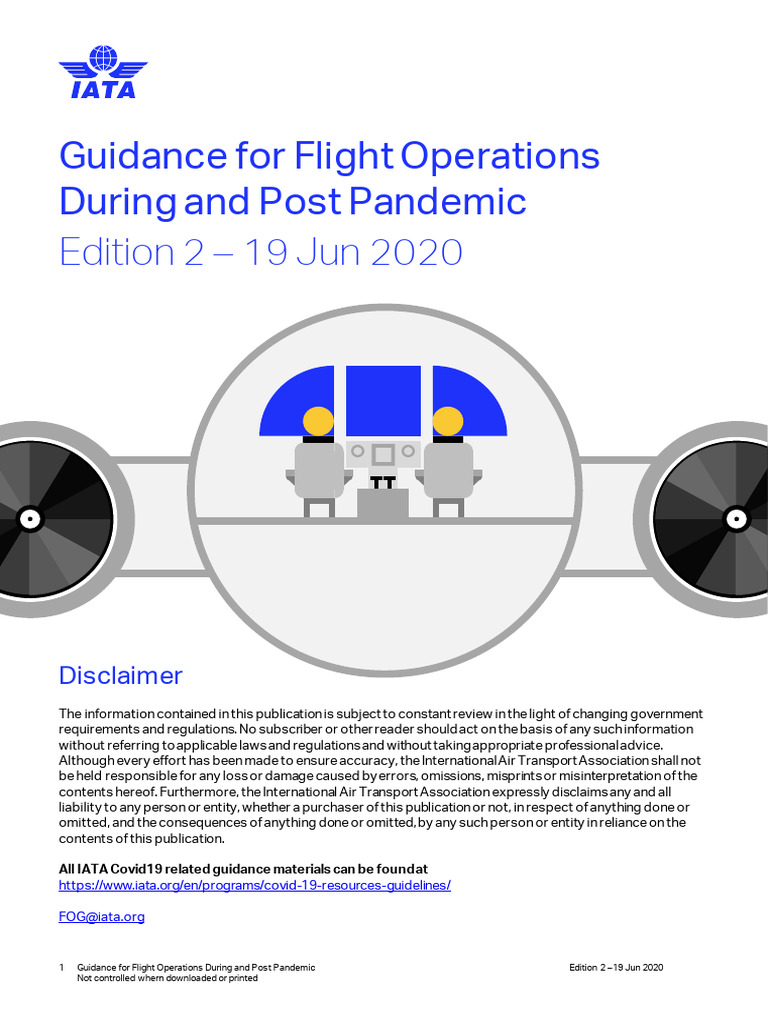 Flight Operations Guidance Post-Pandemic | PDF | Risk | Risk Assessment