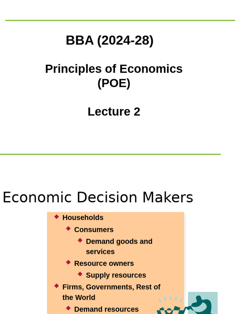 Economic Decision Makers and Scarcity | PDF | Economic Equilibrium ...