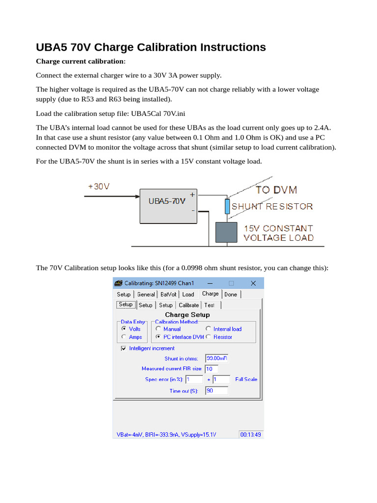 Calibration Instructions - 70V | PDF
