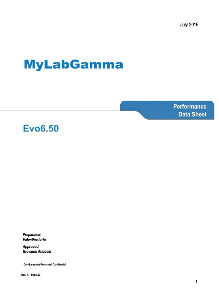 Mylab Gama | PDF