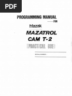 Programing Manual Mazatrol | PDF