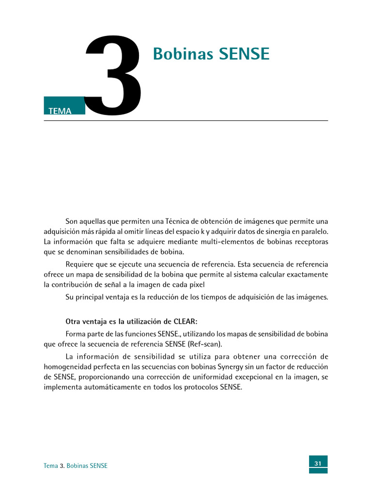 Tema 3. Bobinas Sense | PDF | Corazón | Abdomen