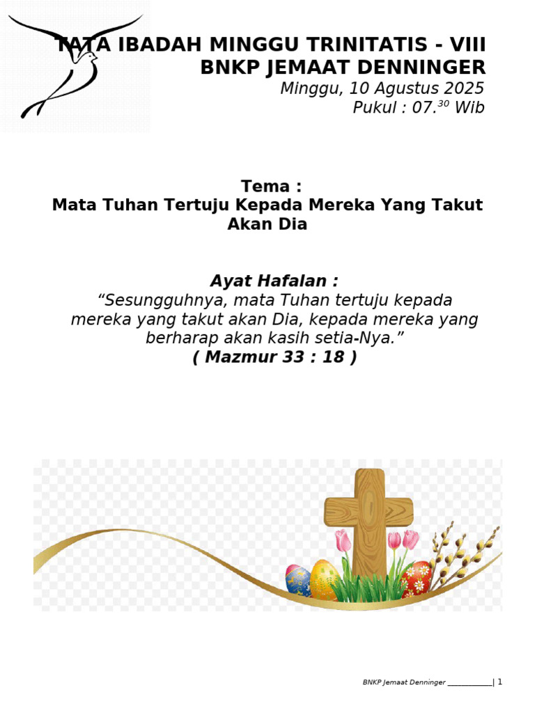 10 - 08 - 2025 Pertama Semi KKR - Ina Karen Harefa | PDF