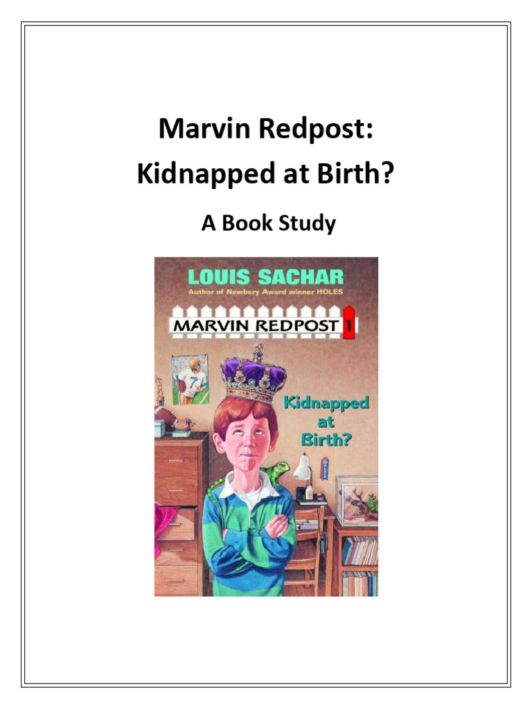 Marvin Redpost Book Study Guide | PDF