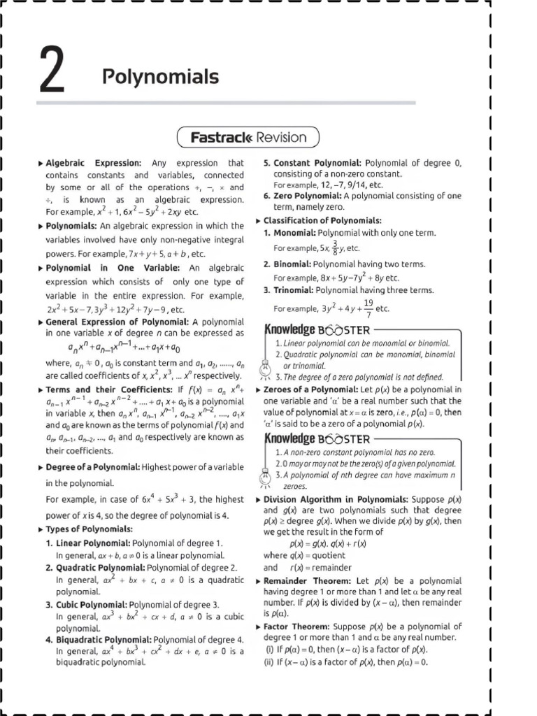 Polynomials | PDF