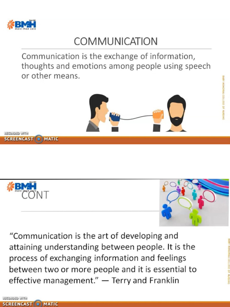 Communication | PDF
