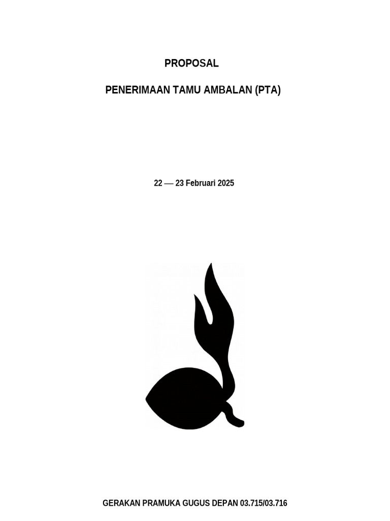 Proposal Pramuka-1 | PDF