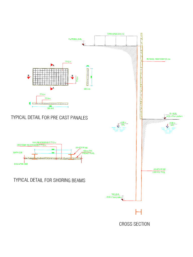SHORING DETAILS P-5914121 (07.08.2025) - Model | PDF
