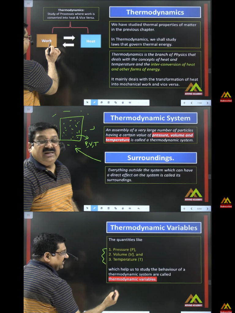 Thermodynamics - Physics (Arvind Classes) | PDF