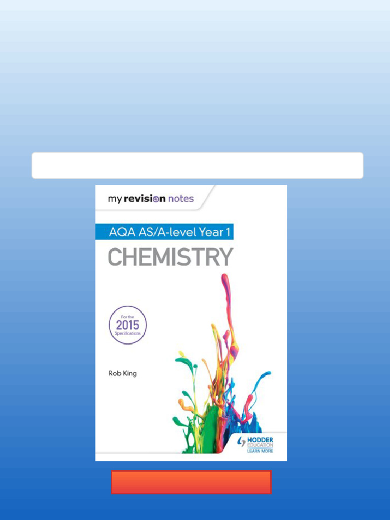 My Revision Notes Aqa As Chemistry Rob King Online PDF | PDF