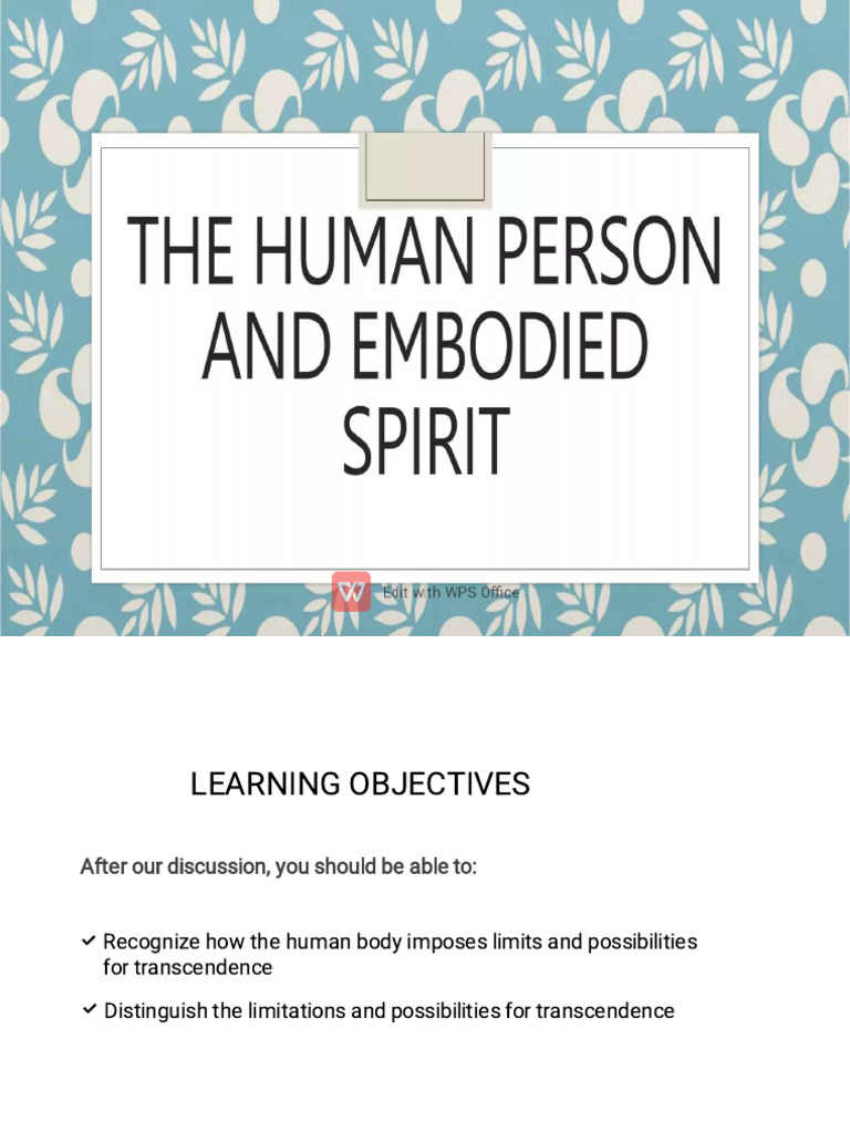 Embodied Spirit Final 2 | PDF