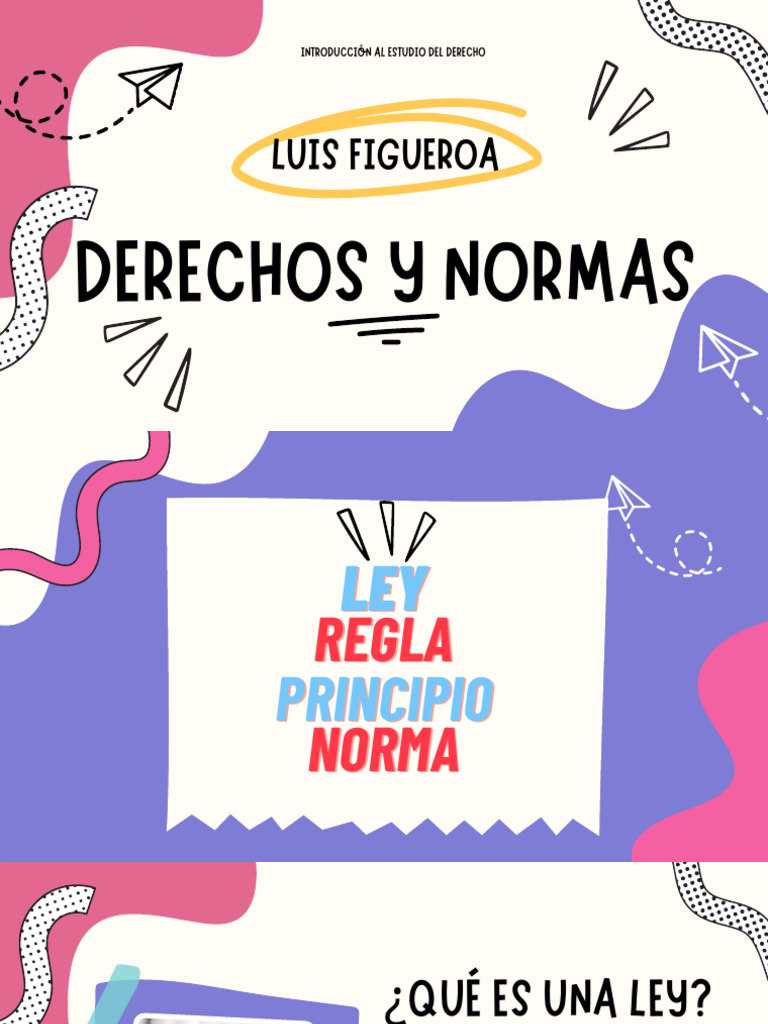 Definición de Ley, Norma y Regla | PDF | Filosofía Aplicada | Justicia