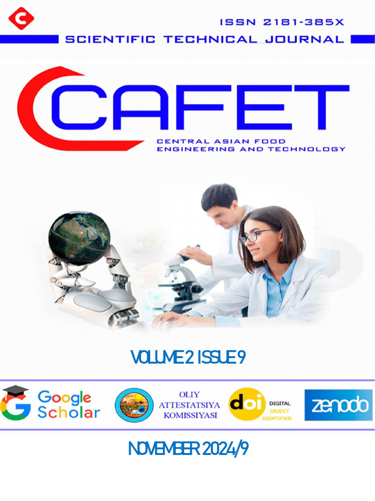 Volume 2 Issue 9: Journal of Food Science | PDF