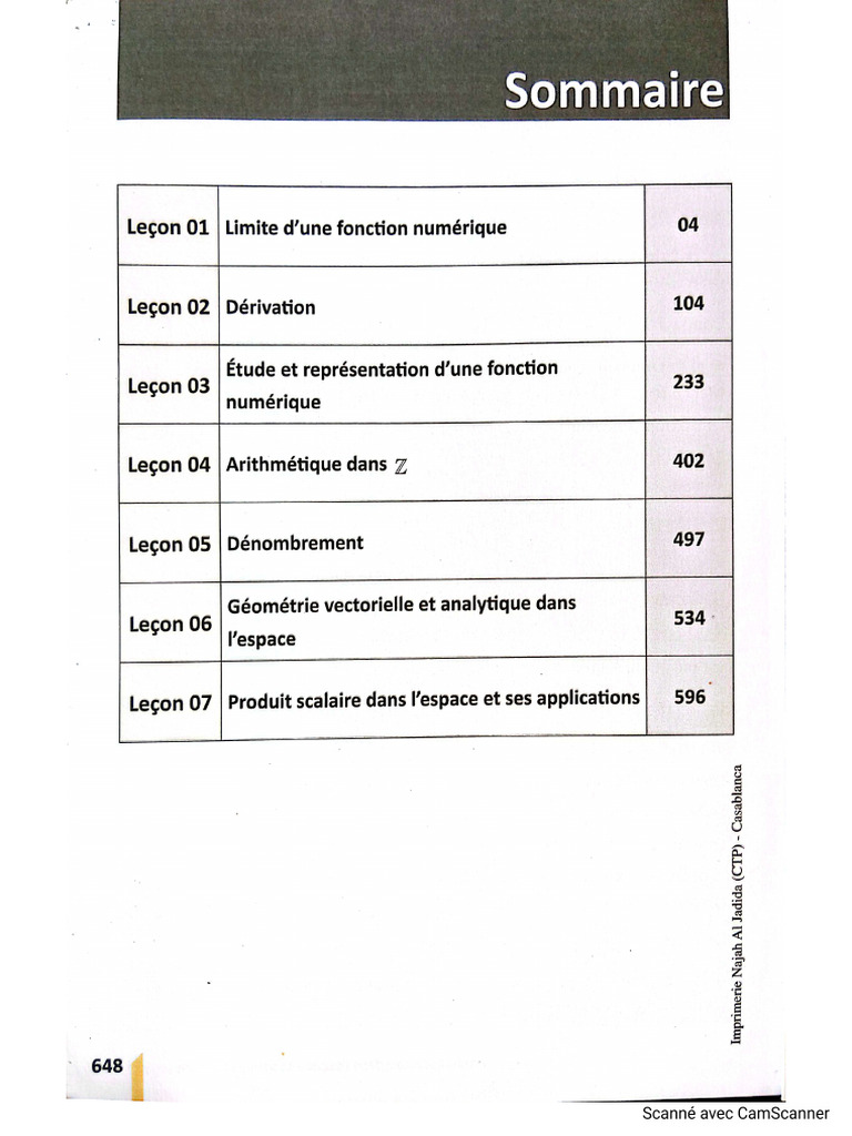 Maxi Exercices Corrigé 1bac - SM | PDF
