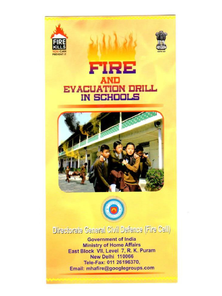 Fire and Evacuation Drill in Schools | PDF