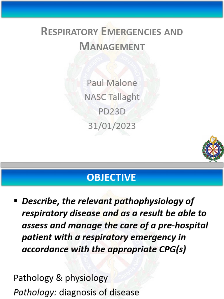 Managing Respiratory Emergencies | PDF | Lung | Asthma