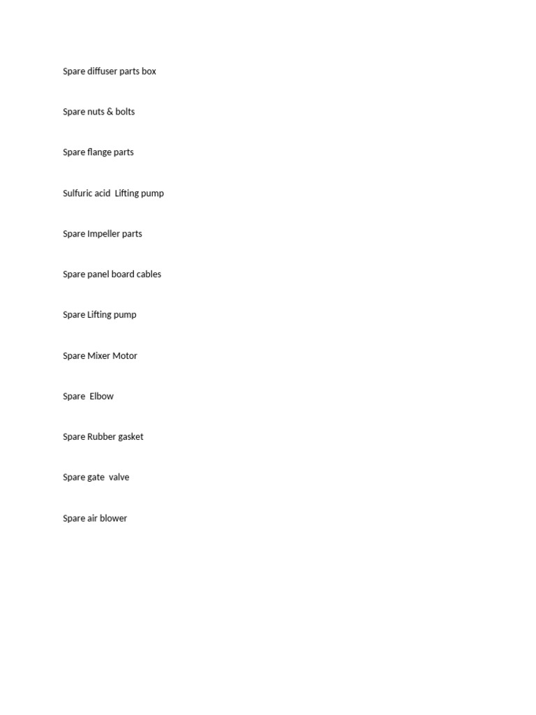 Mechanical Parts Name | PDF