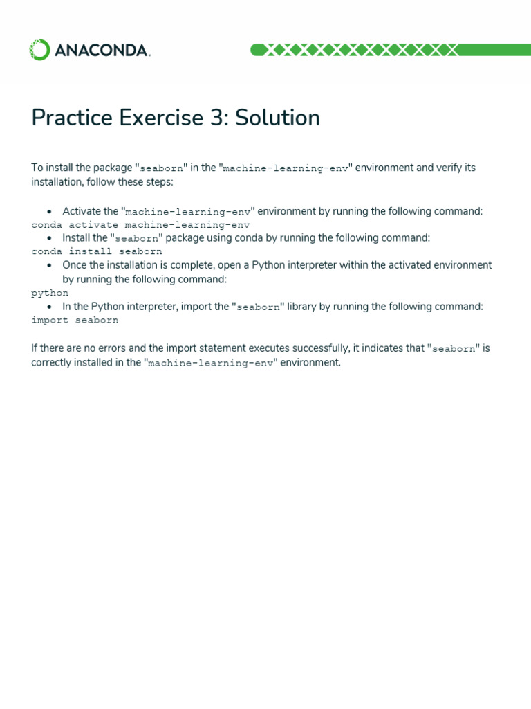 Module 2 - Practice Exercise 3 - Solution | PDF
