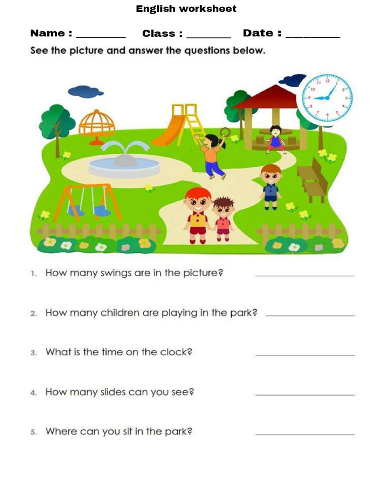 English Worksheet | PDF