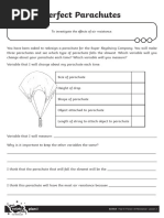 DIY Parachute Making Guide | PDF | Parachute | Parachuting