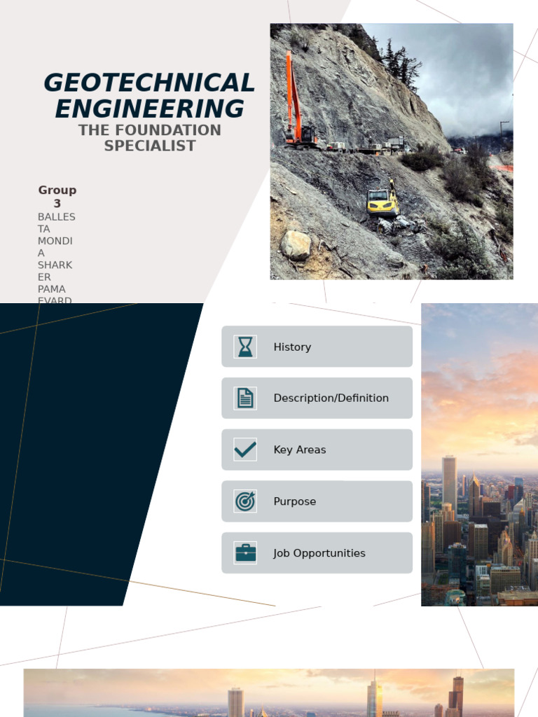 Geotechnical Engineering Overview | PDF | Geotechnical Engineering ...