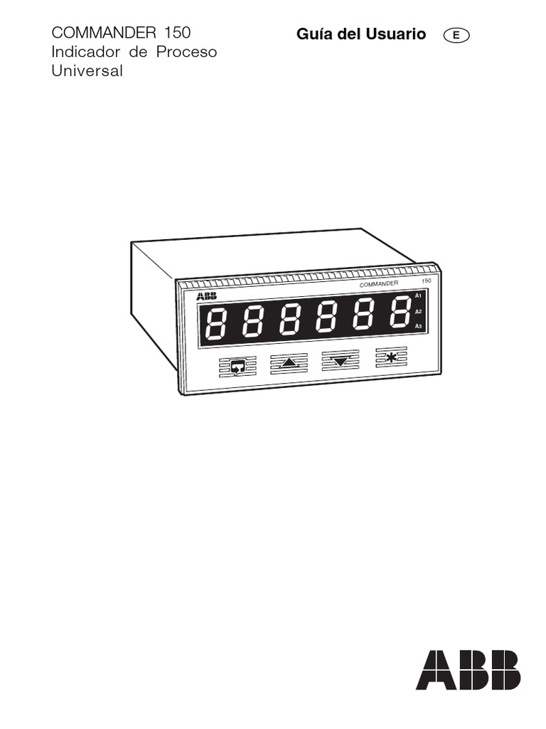 Manual del Usuario COMMANDER 150 | PDF | Información | Relé