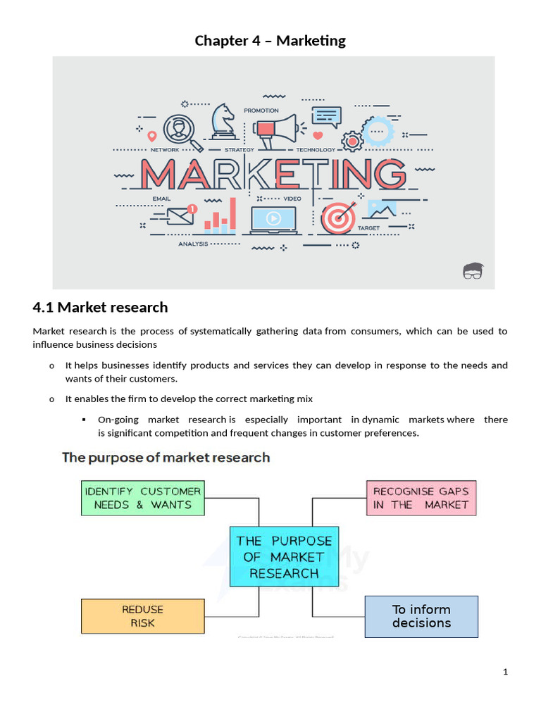 Importance of Market Research | PDF